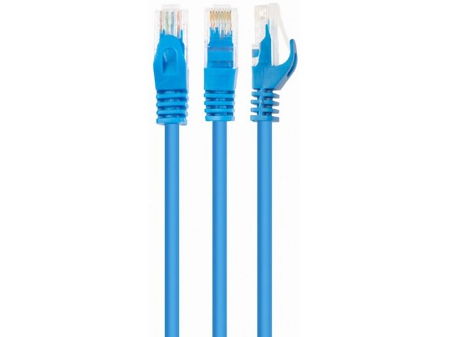 PP6U-3M/B Gembird Mrezni kabl, CAT6 UTP Patch cord 3m blue