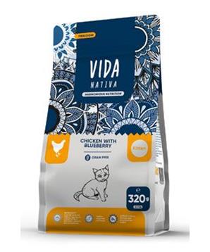 VIDA Nativa Cat Pile & Borovnica Kitten 0.32kg