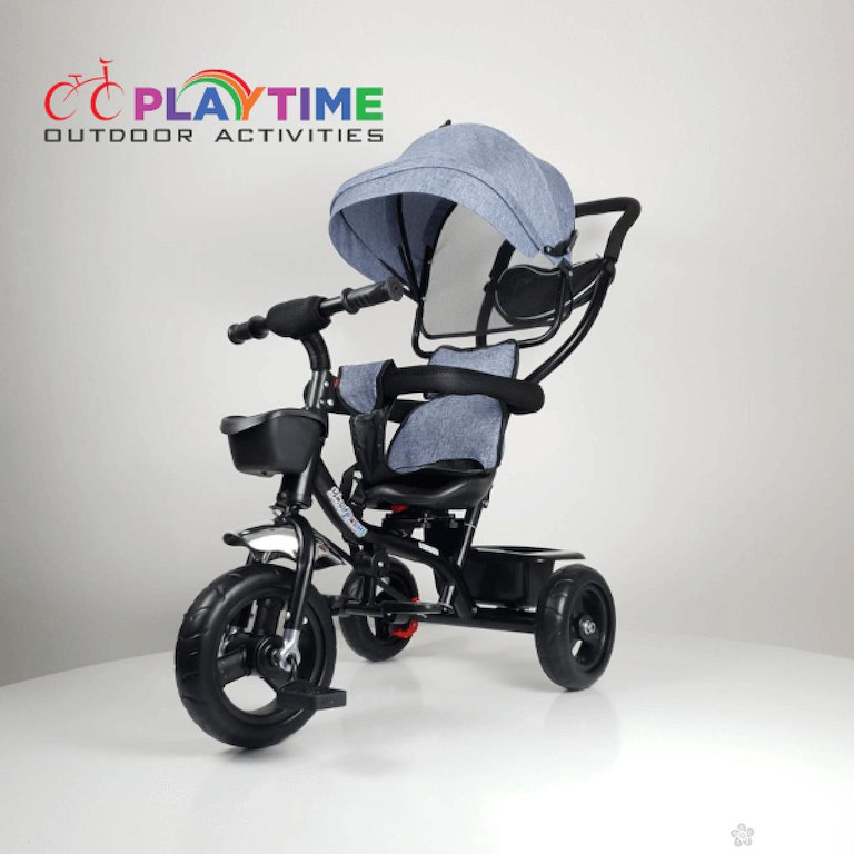 Tricikl Playtime Star II 435 sivi