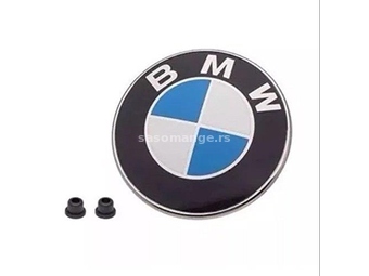 NOVO BMW set znak 82mm i ulosci/tiplovi za znak