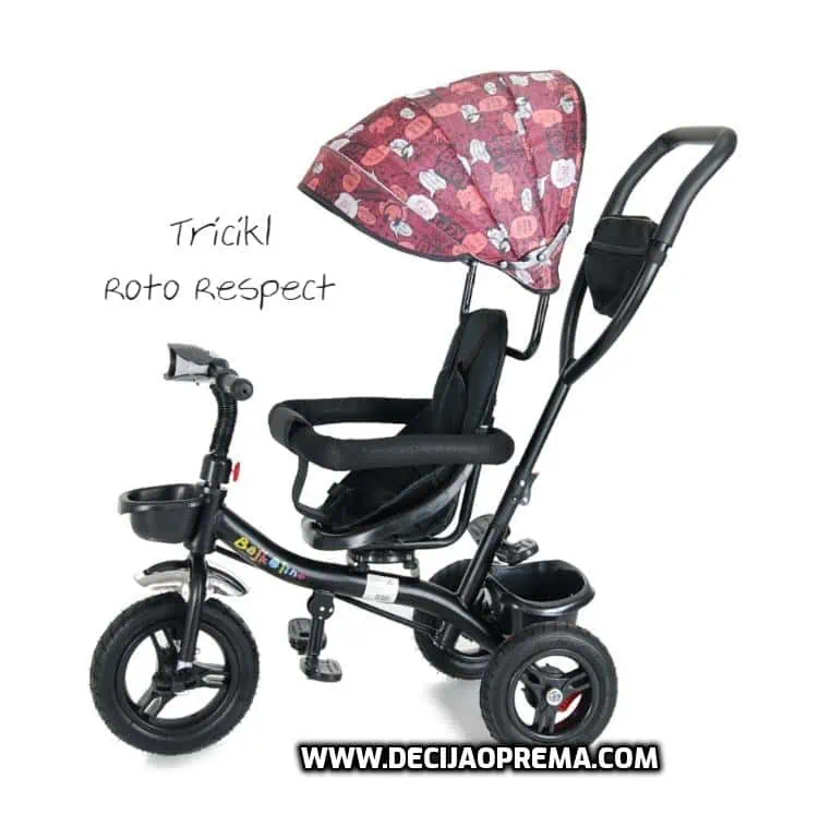 Tricikl Roto Respect za decu Crveni