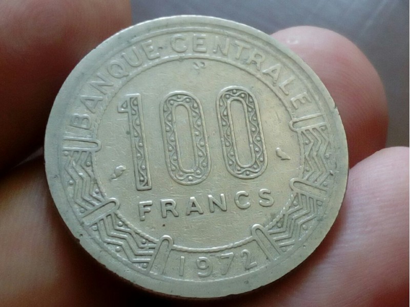 Kamerun, 100 franaka 1972