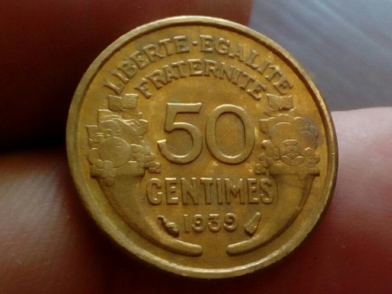 Francuska, 50 centi 1939