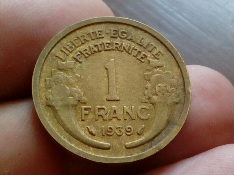 Francuska, 1 franak 1939