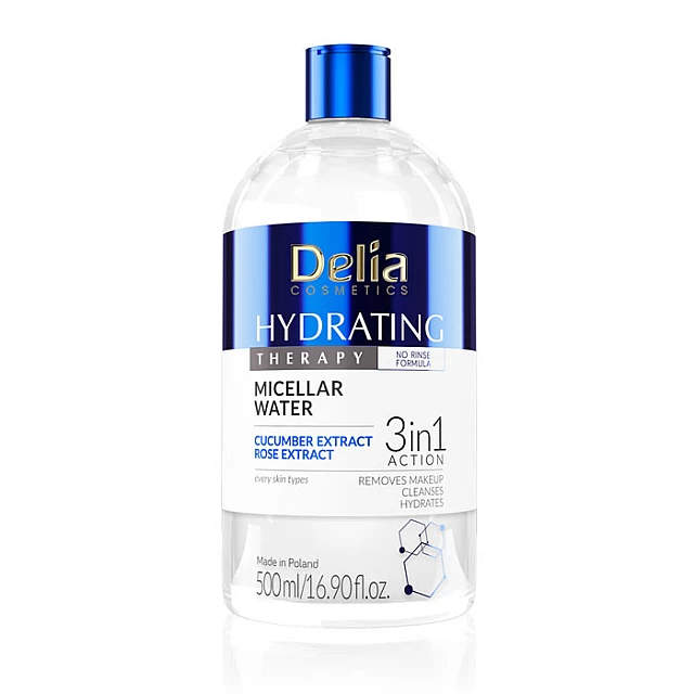 HYDRATING THERAPY MICELARNA VODA ZA SKIDANJE ŠMINKE, 500 ML