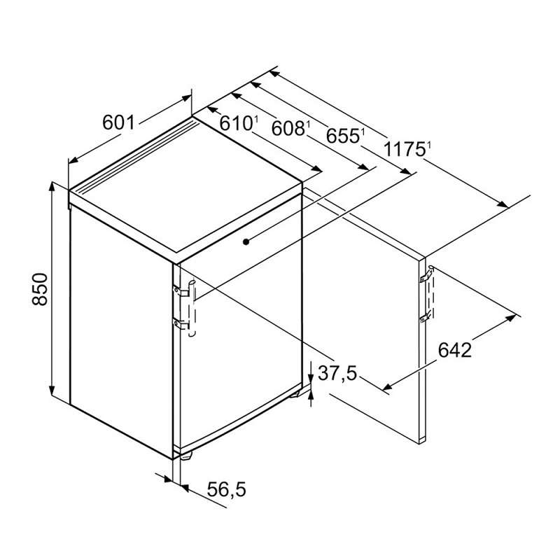 Liebherr frižider TPesf 1710 - Comfort GlassLine