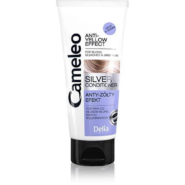 Balzam za plavu, blajhanu i sedu kosu Silver ANTI-YELLOW EFFECT CAMELEO BB  200 ml - DELIA