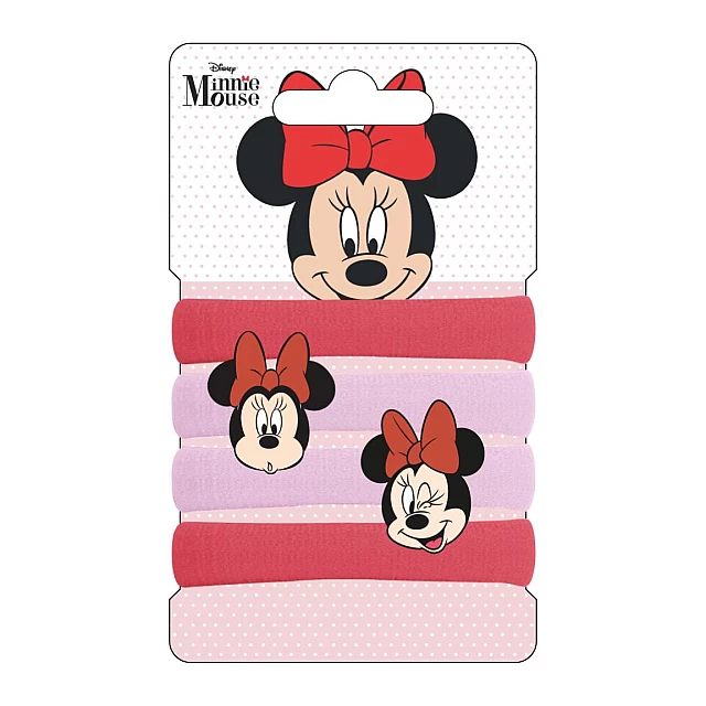 GUMICE ZA KOSU DISNEY MINI 4/1 - MINI CRVENA