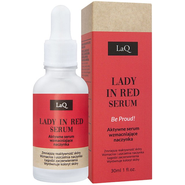 NO4 LADY IN RED - AKTIVNI KREMASTI SERUM ZA LICE SKLONO CRVENILU, ROZACEA 30ML