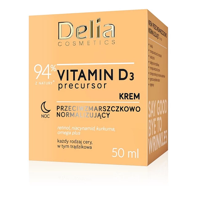 Noćna krema za lice protiv bora vitaminom D3 i anti age efektom 50ml