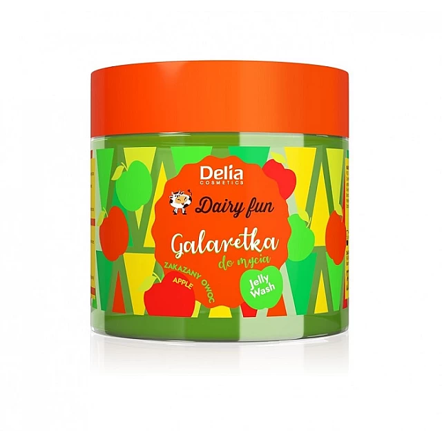 Dairy Fun Žele pena za kupanje - Zabranjeno voće 350 g - DELIA