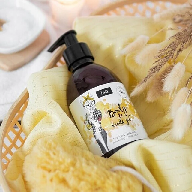 Prirodni tečni sapun i gel za tuširanje sa mirisom banane - Prirodni proizvod bez isušivanja kože 300ml