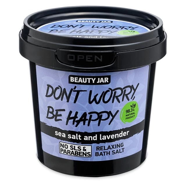 Morska so za kupanje sa lavandom Don’t Worry, Be Happy 150g