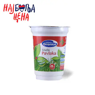 Kisela pavlaka 20%mm Granice casa 400g