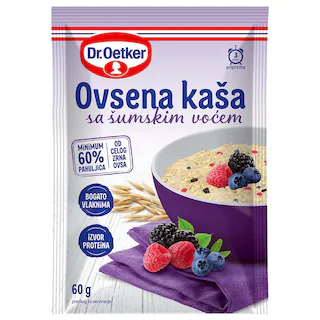 Ovsena kasa sumsko voce 60g,Dr Oetker