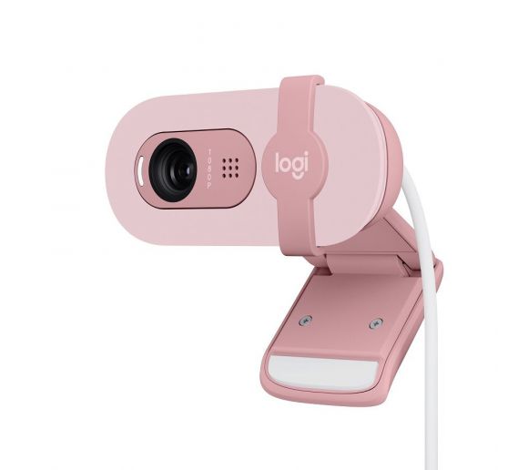 Logitech - Logitech Brio 100 Full HD Webcam - Rose - USB