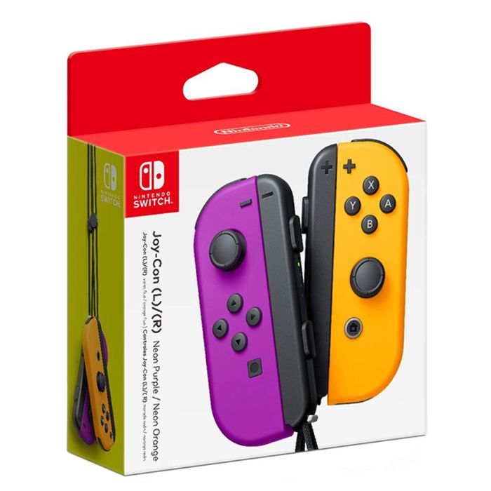 Gamepad Nintendo SWITCH Joy-Con par (Neon Purple and Neon Orange)