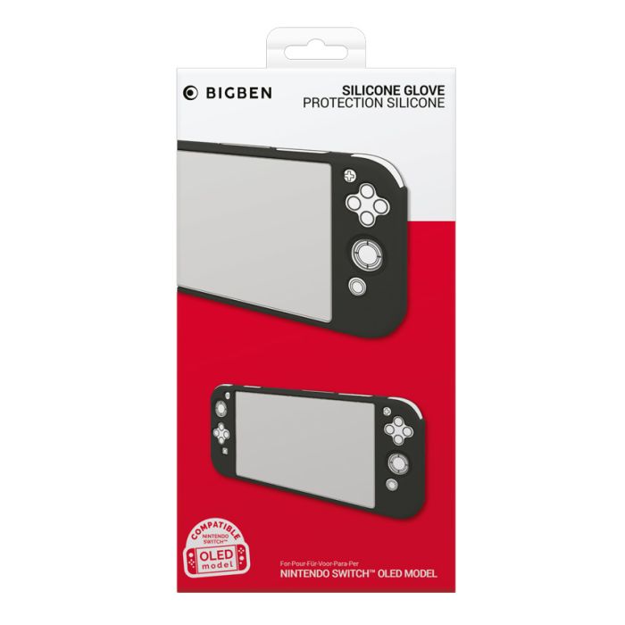 Zaštitna guma Nacon BigBen Silicone Glove - Black Nintendo Switch