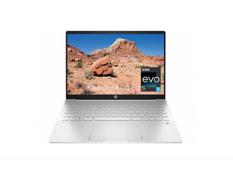 Laptop HP Pavilion Plus 14-eh1013nm DOS/14"2.2K AG IPS 300/i5-13500H/16GB/512GB/backlit/FPR/srebrna