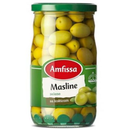 Amfissa Masline zelene sa košticom 680g