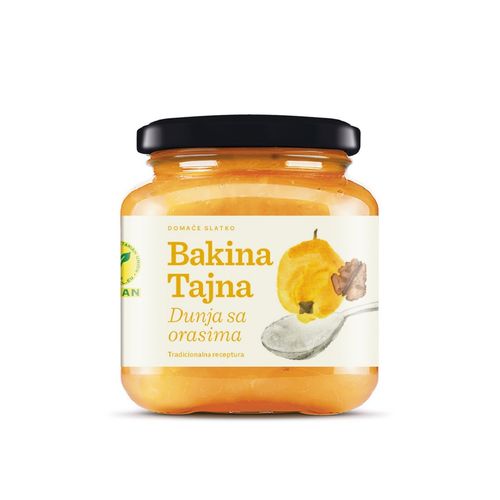 Bakina tajna Slatko dunja+orah 375g