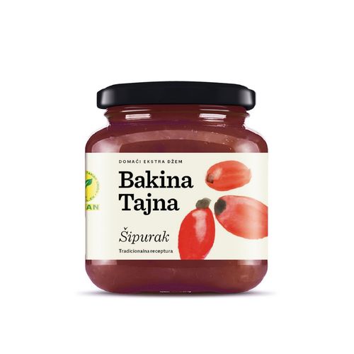 Bakina tajna ekstra Džem šipurak 670g