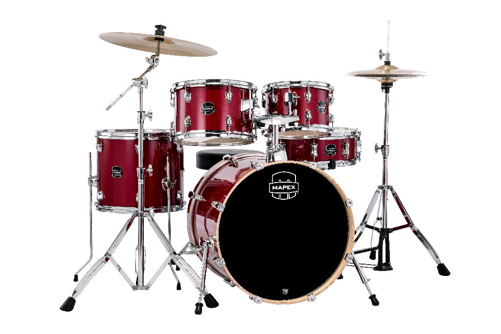 Mapex VE5044FTCVM Venus Covering Kit Crimson Red Sparkle komplet bubnjeva