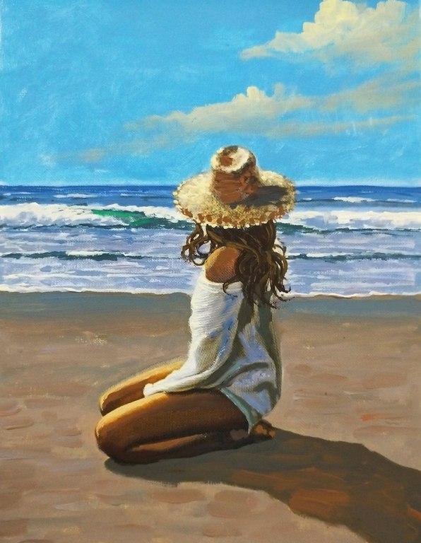 Devojka na plazi