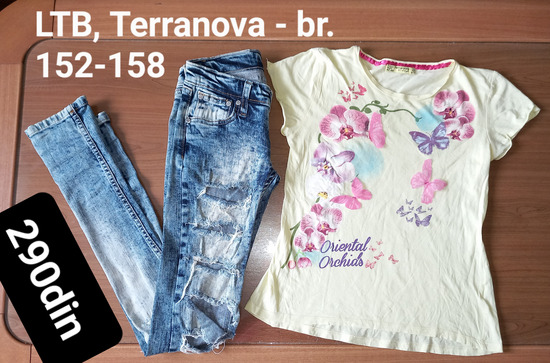 Terranova majica farmerke za devojčice br. 152-158