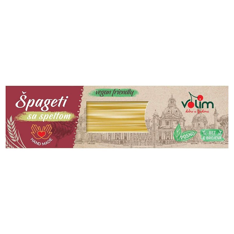 Volim testenina sa speltom špageti 350g volim