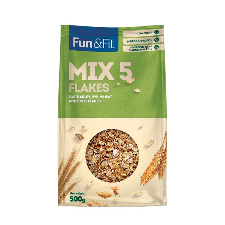 Fun&Fit pahuljice mix 5 500g fun&fit