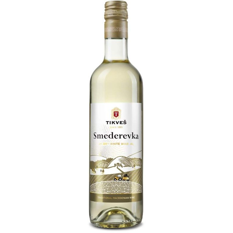 Tikveš vino belo smederevka 0.5l tikveš