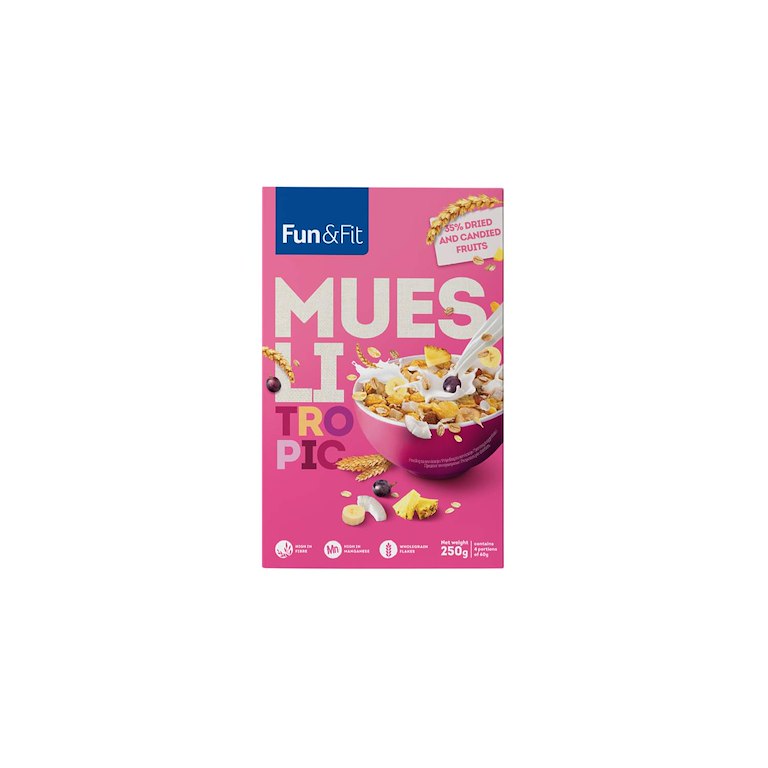 Fun&Fit musli tropik 250g