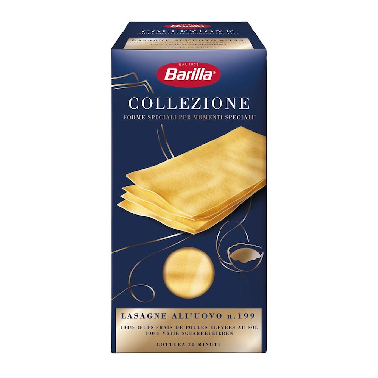 Barilla Collezione Lasagne testenina sa jajima 500g