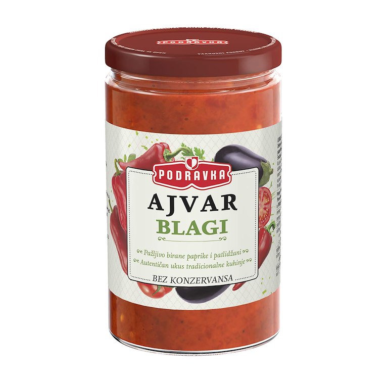 Podravka Ajvar blagi 350g