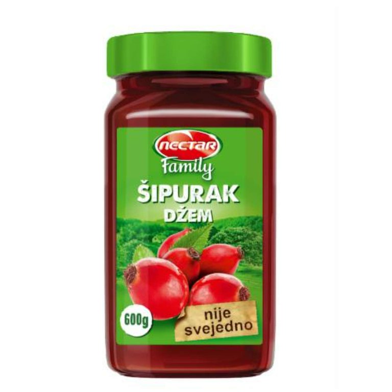 Nectar džem family šipurak stk 600g nectar