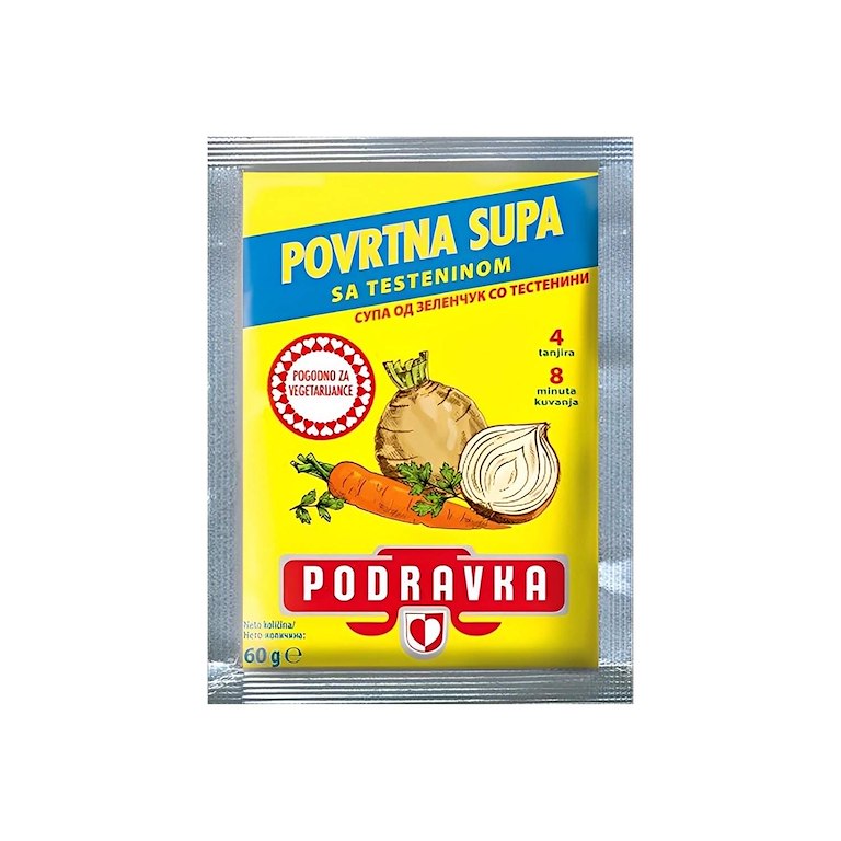 Podravka supa povrtna sa testeninom 60g podravka