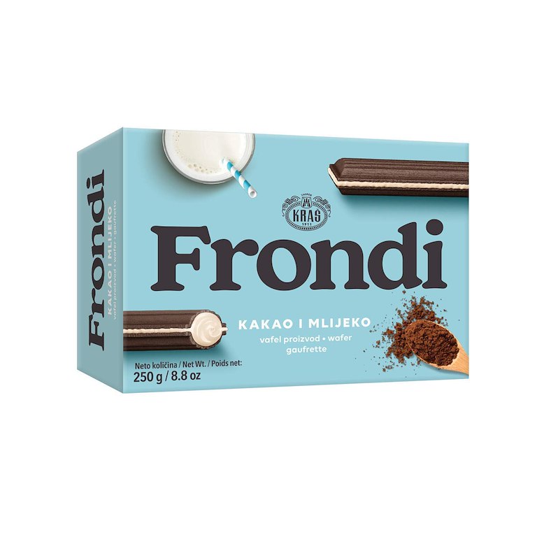 Frondi vafl kakao mleko 225g frondi