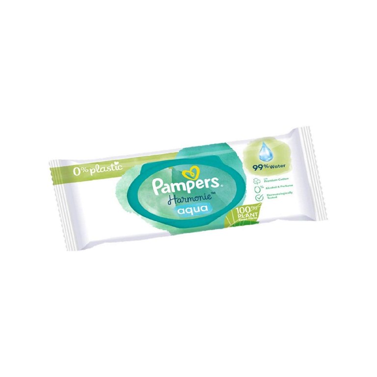 Pampers vl maramice aqua plastic free 48/1 pampers