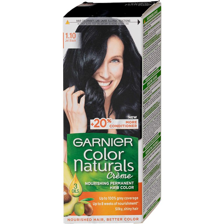 Color naturals boja za kosu 1.10 jet black color naturals