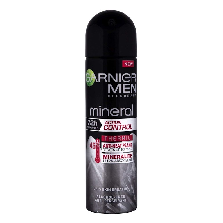 Garnier minerals deo m action control + s 150ml garnier minerals