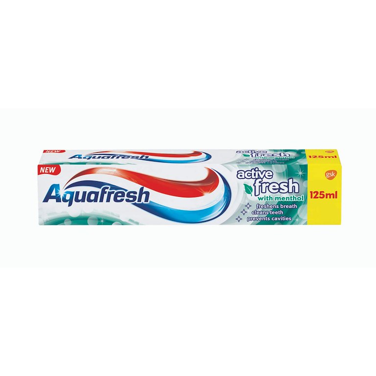 Aquafresh zp active fresh 125ml aquafresh