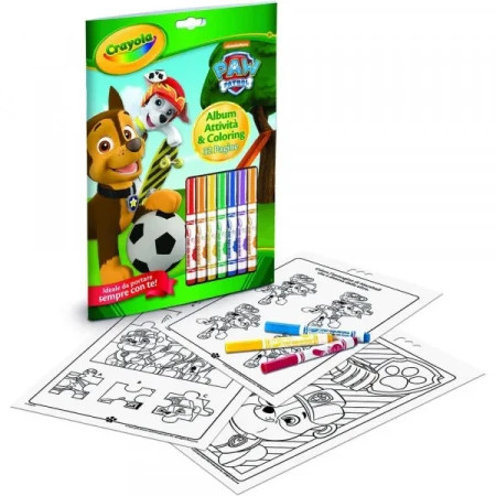 Crayola bojanka sa stikerima flomasterima paw patrol ( GA069186 )