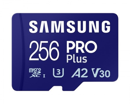 SAMSUNG PRO PLUS MicroSDXC 256GB U3 + SD adapter MB-MD256SA