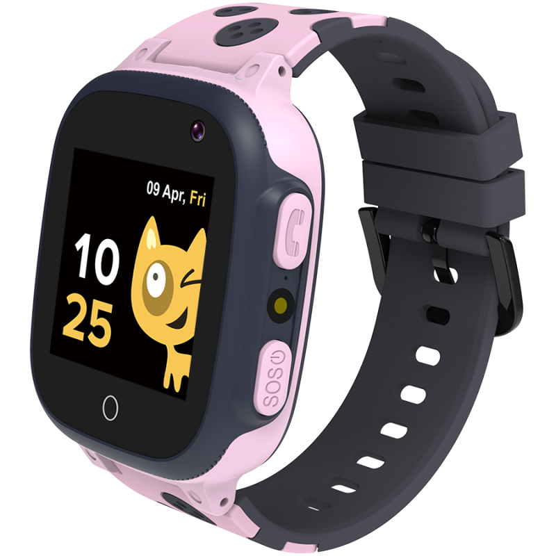 Smart watch CANYON Sandy KW-34, Kids, 1.44", GPS, nano SIM, 32+32MB, GSM, 400mAh, pink