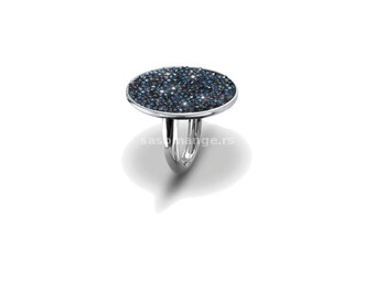 Ženski oliver weber extase blue prsten sa swarovski plavim kristalom l ( 41145l.blu )