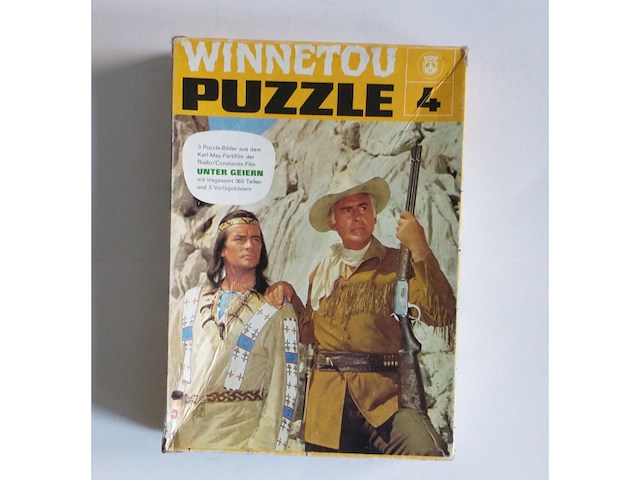 igra slagalica Puzzle WINNETOU 4 Made in Germany