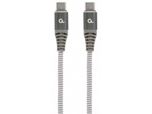 CC-USB2B-CMCM100-1.5M Gembird 100W Type-C Power Delivery (PD) premium charging &; data cable, 1.5m