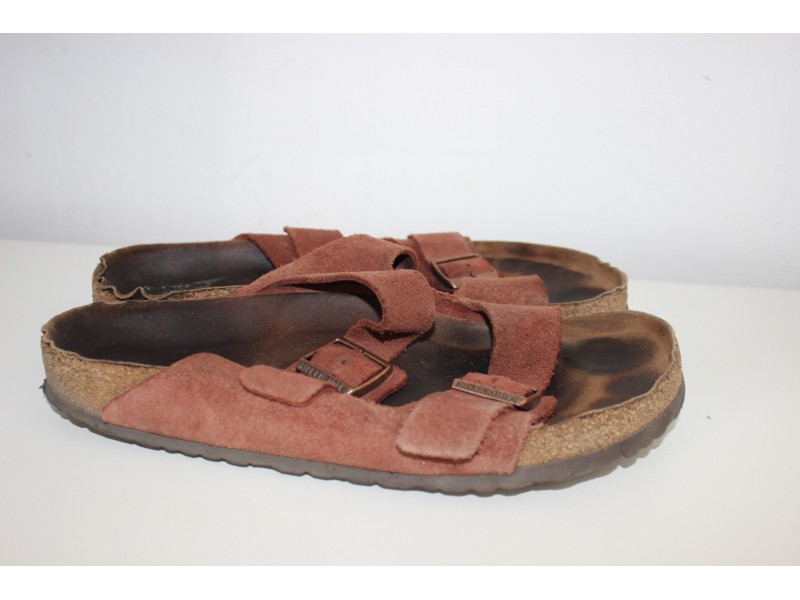 BIRKENSTOCK muske 46-47/30,5 cm papuce koza