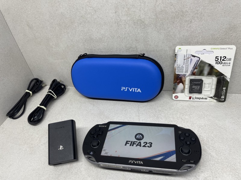 PS Vita OLED Cipovan / 512gb -879 igre + FIFA 23 + Cras